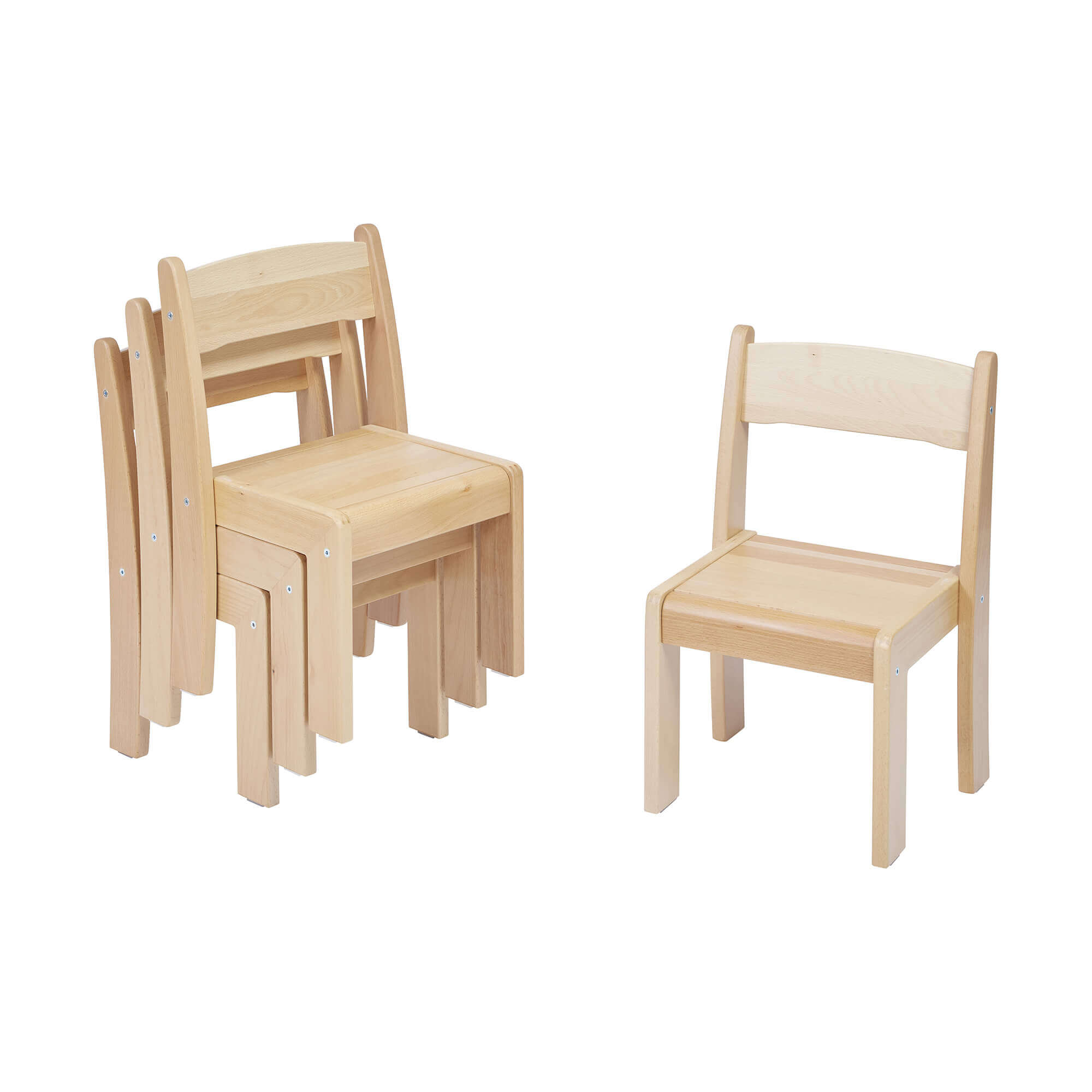 Beechwood Stackable Chairs Natural | Profile Education